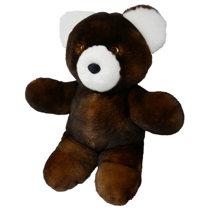 Arthur the Bear soft toy in Orylag - Made in France - Ecofriendly